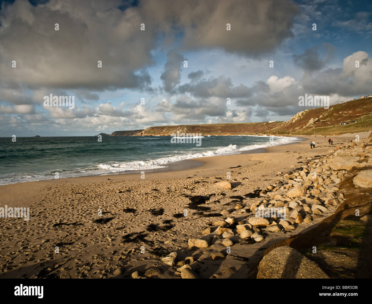 Sennen beach in winter Stock Photo - Alamy