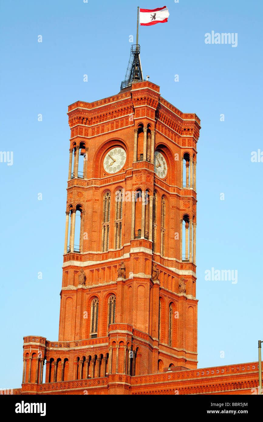 Red city hall berlin hi-res stock photography and images - Alamy