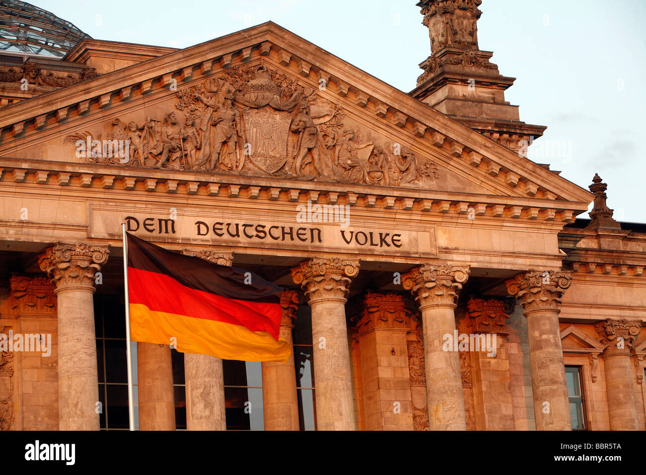 GERMAN PARLIAMENT, GERMAN BUNDESTAG, REICHSTAG, PLATZ DER REPUBLIK ...
