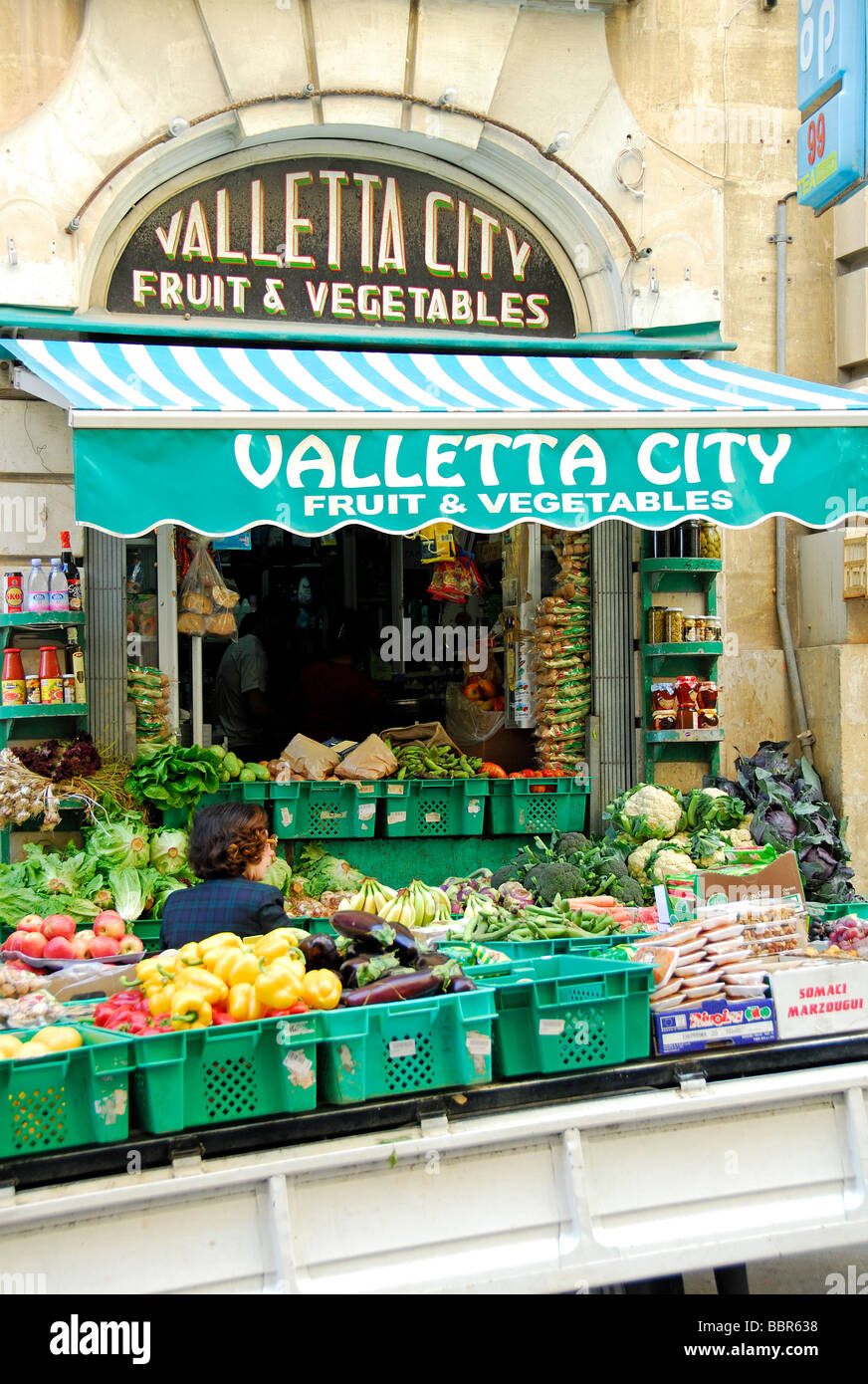 Valletta old shop hi-res stock photography and images - Alamy