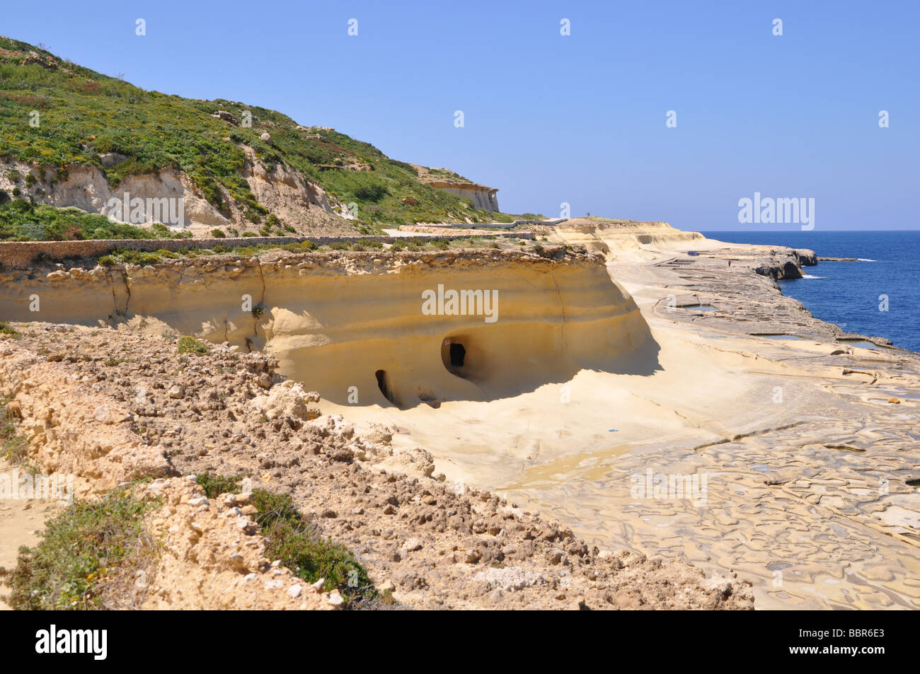Gozo salt pans hi-res stock photography and images - Alamy