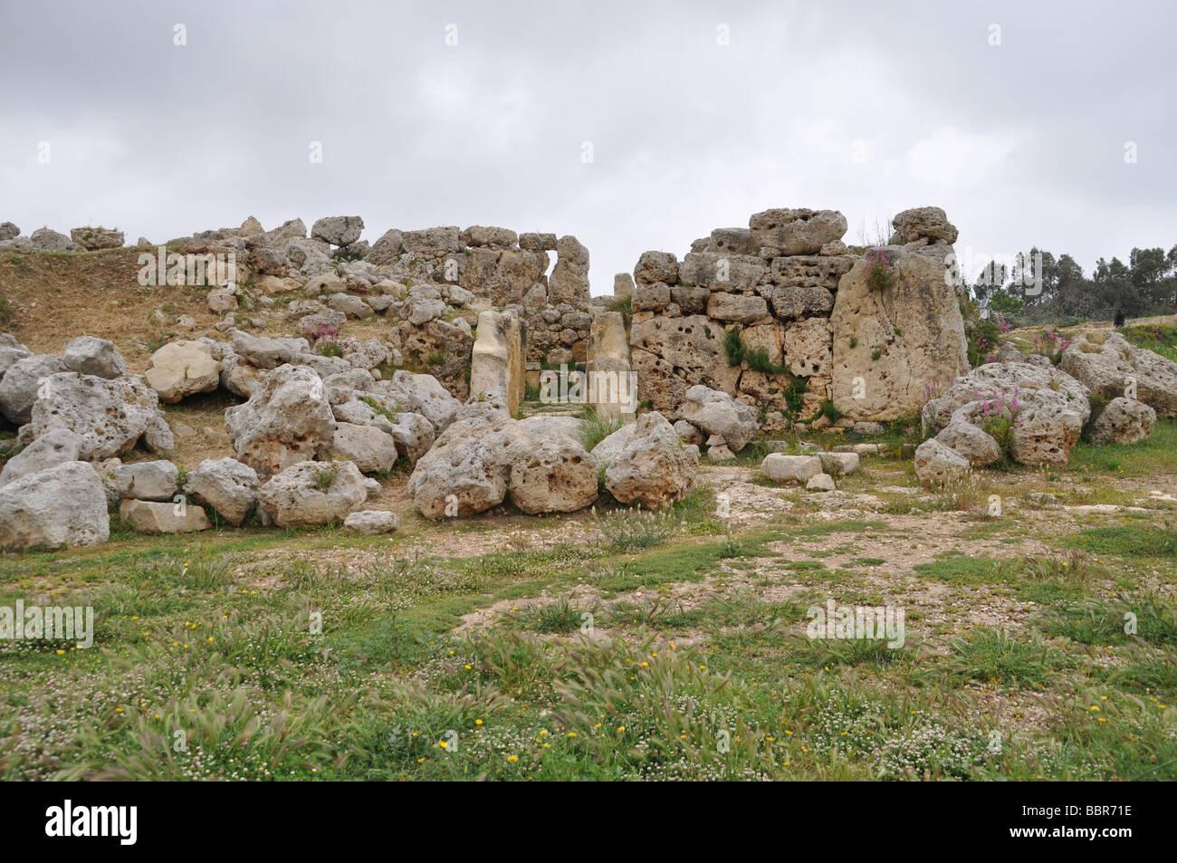 Gozo Ggantiji Temples Stock Photo - Alamy