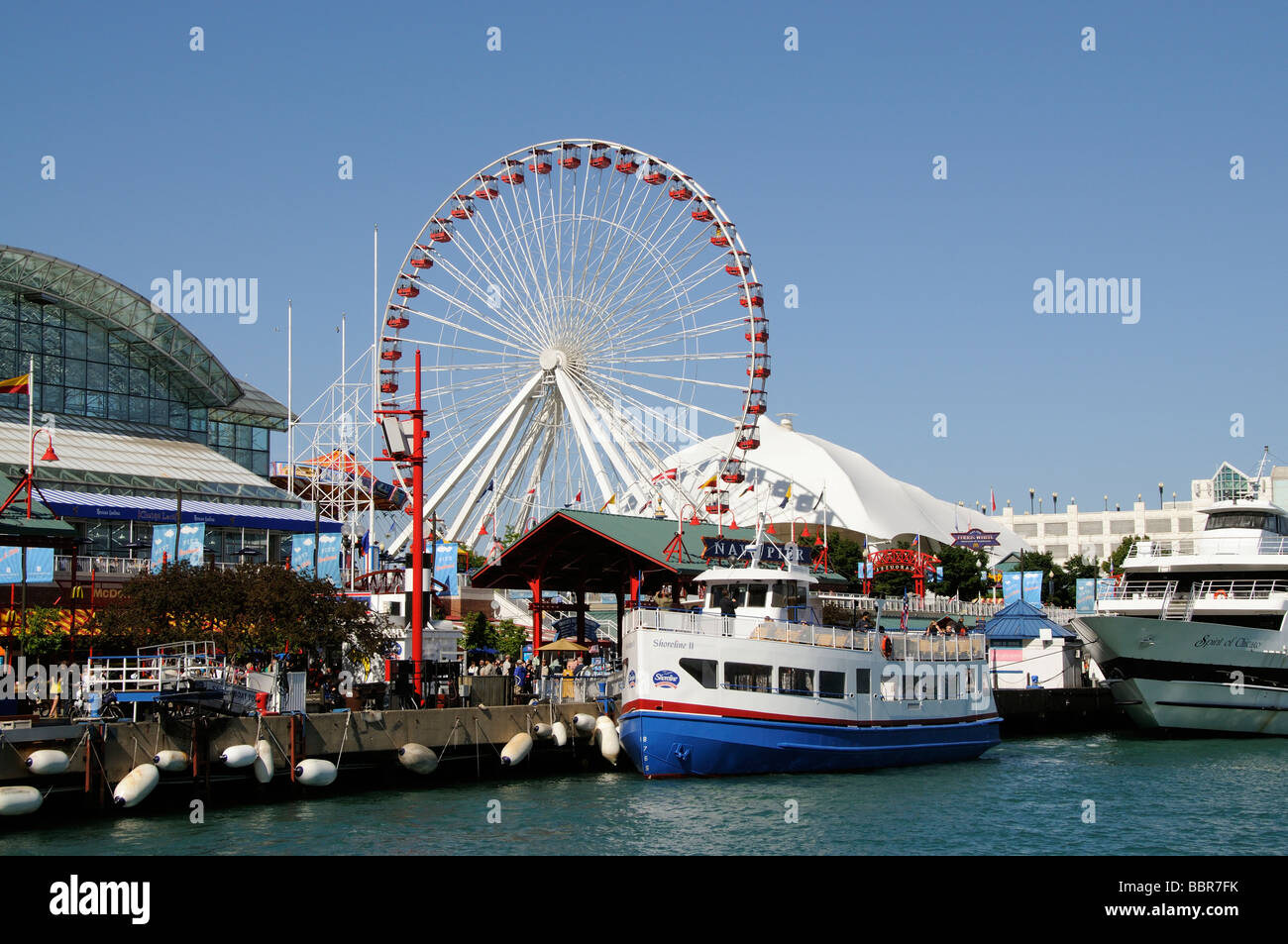 Navy Pier Ferris Wheel Chicago USA the big wheel was presented by ...