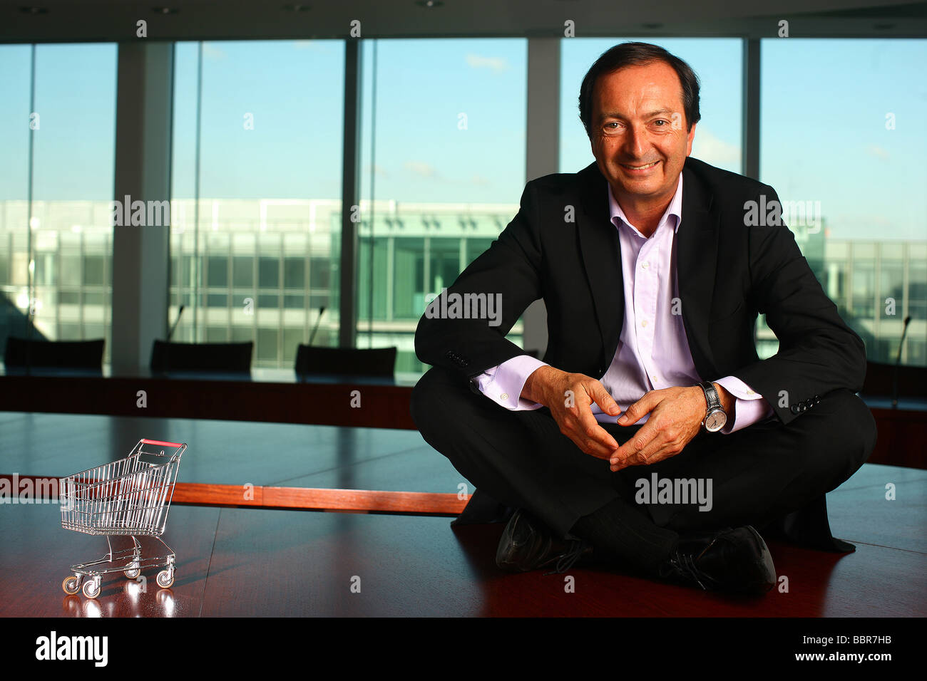 MICHEL EDOUARD LECLERC PRESIDENT OF THE LECLERC SHOPPING CENTERS Stock ...