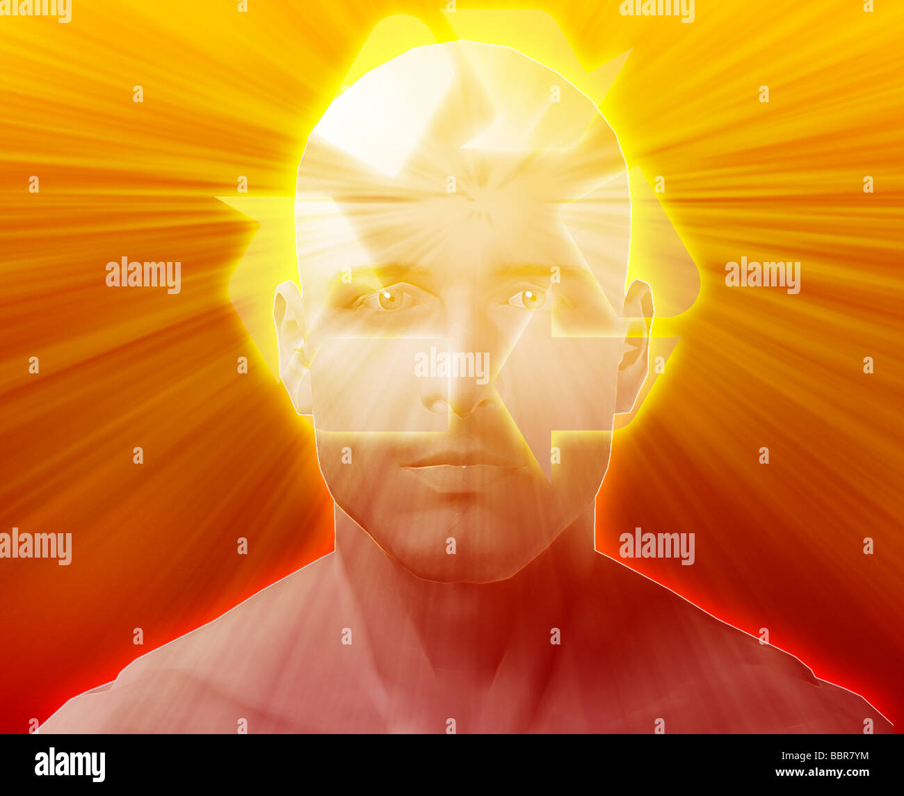 Man thinking about recycling environment hi-res stock photography and ...