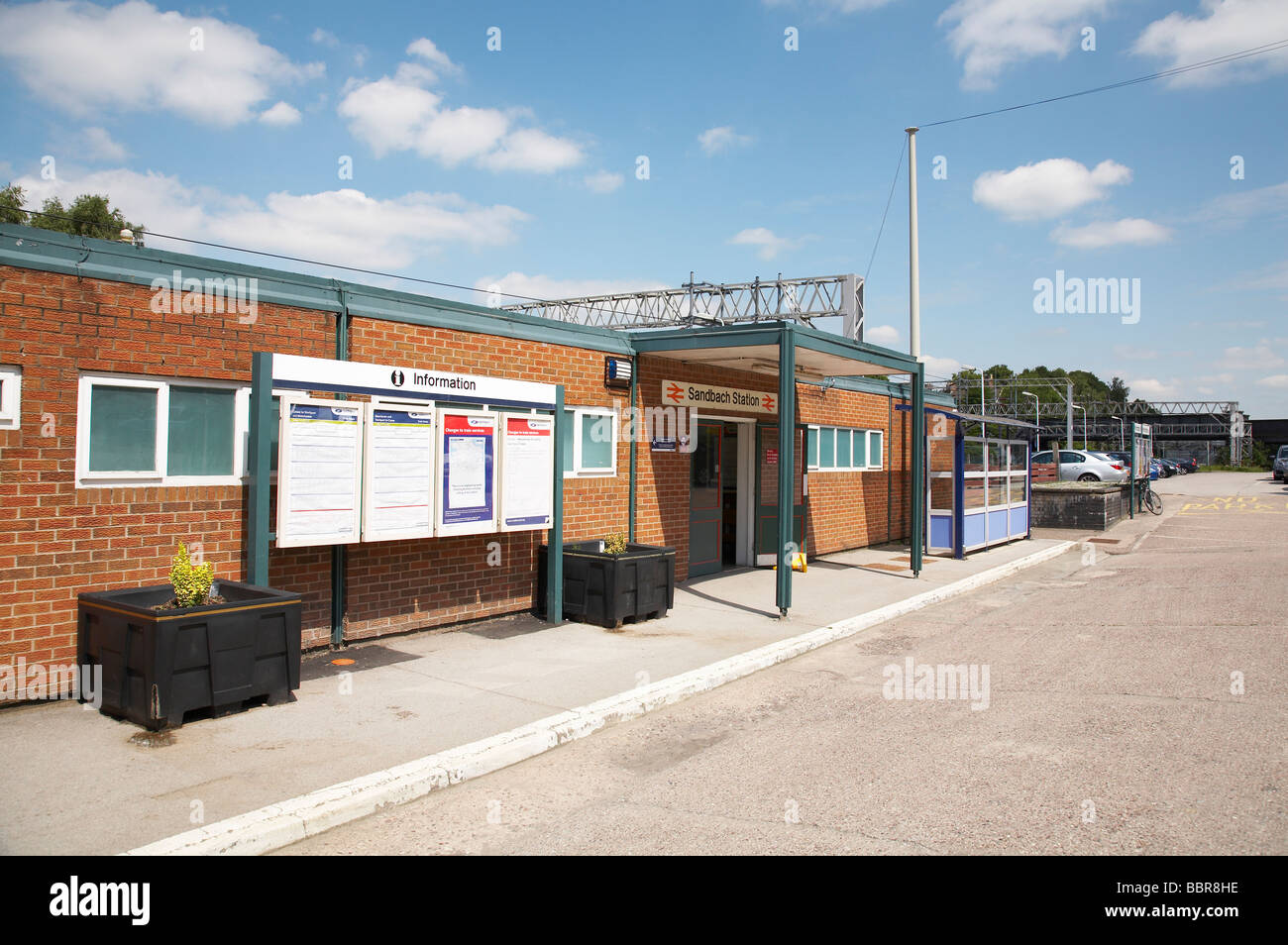 Sandbach railway station Cheshire UK Stock Photo - Alamy