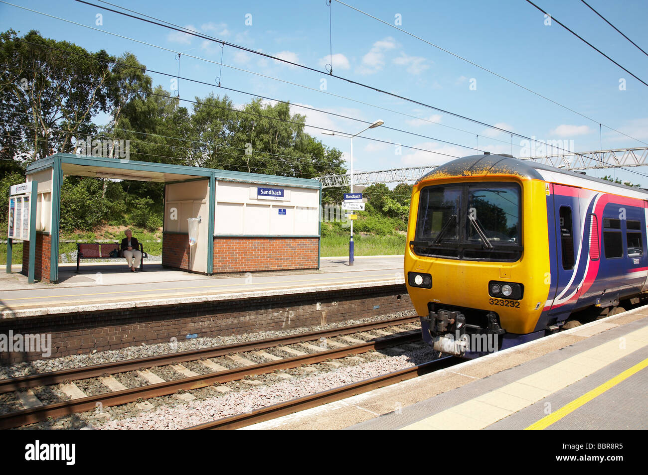 Sandbach railway station Cheshire UK Stock Photo - Alamy