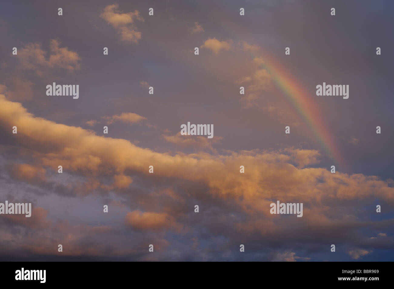 Rainbow on cloud hi-res stock photography and images - Alamy