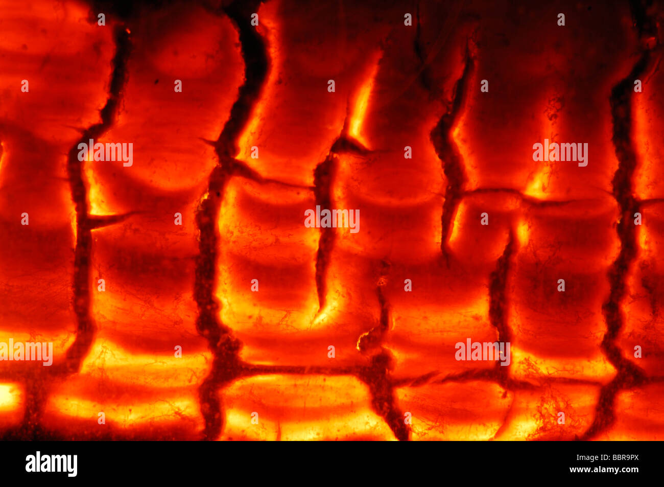 Wood fire coals Stock Photo - Alamy