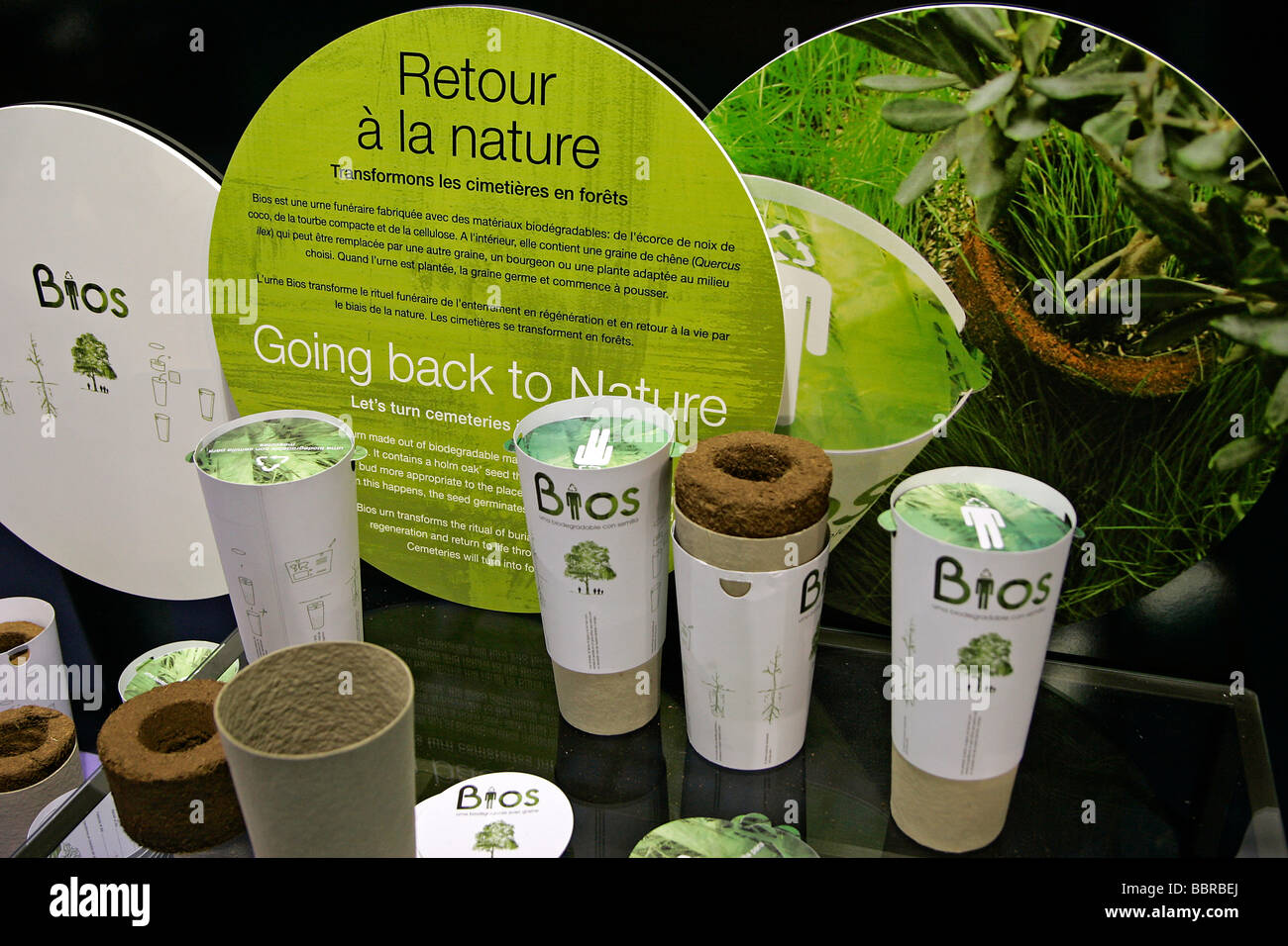 BIODEGRADABLE URN, 'ORGANICS, RETURN TO NATURE', FUNERARY ARTS FAIR FOR ...