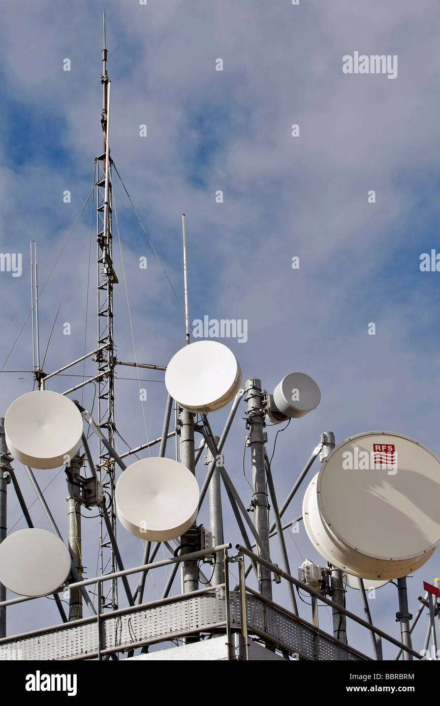 Microwave relay dish hi-res stock photography and images - Alamy