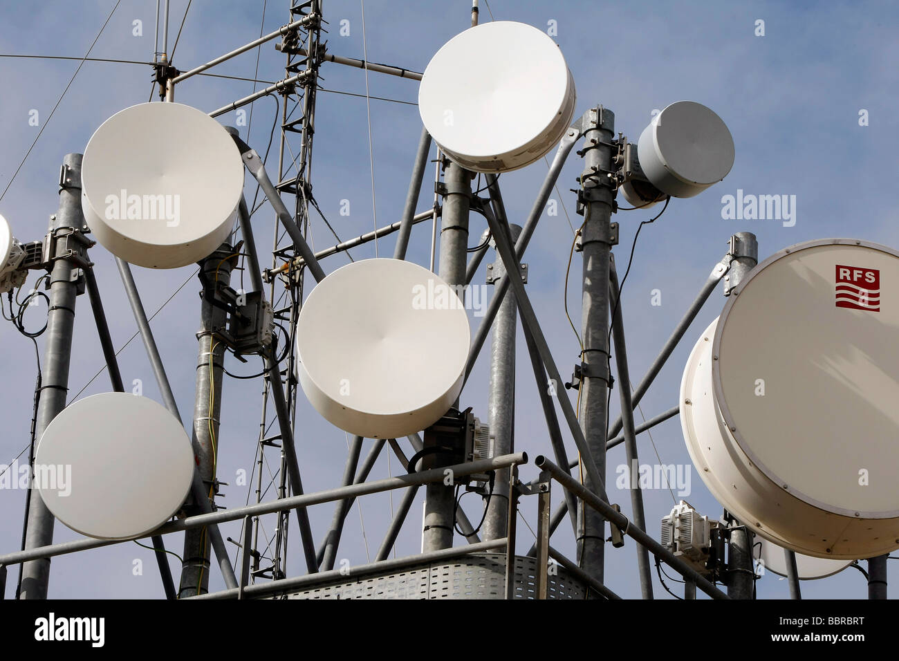 Microwave relay dish hi-res stock photography and images - Alamy
