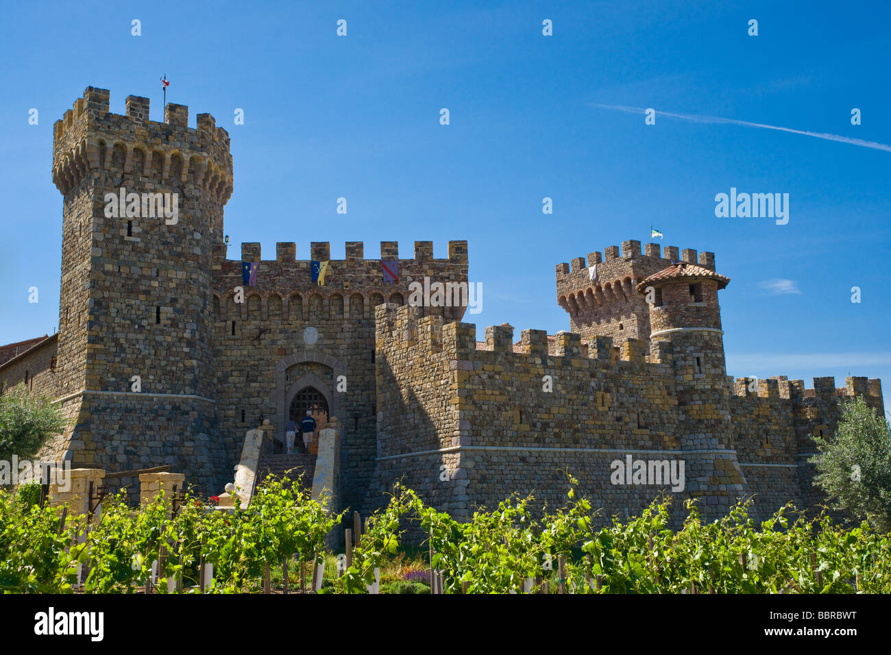 Castello di amorosa hi-res stock photography and images - Alamy