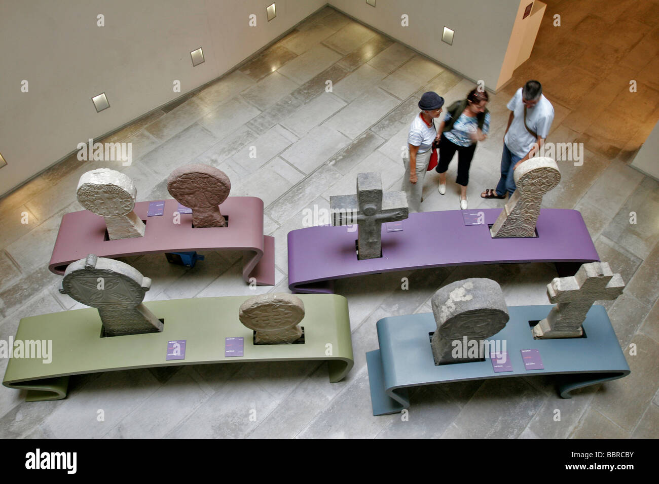 DISCOIDAL GRAVESTONES, BASQUE MUSEUM, BASQUE COUNTRY, BASQUE COAST ...