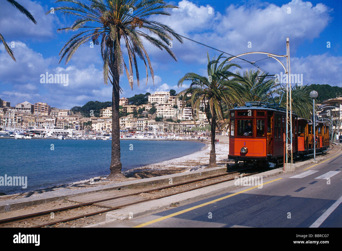Port of Soller, Majorca Island, Spain Stock Photo - Alamy