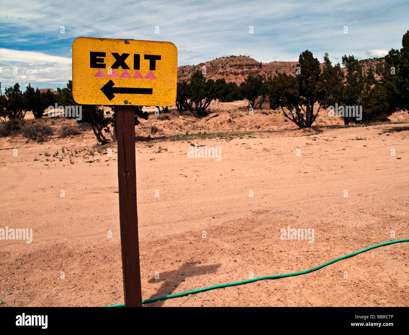 Exit Sign, USA Stock Photo - Alamy