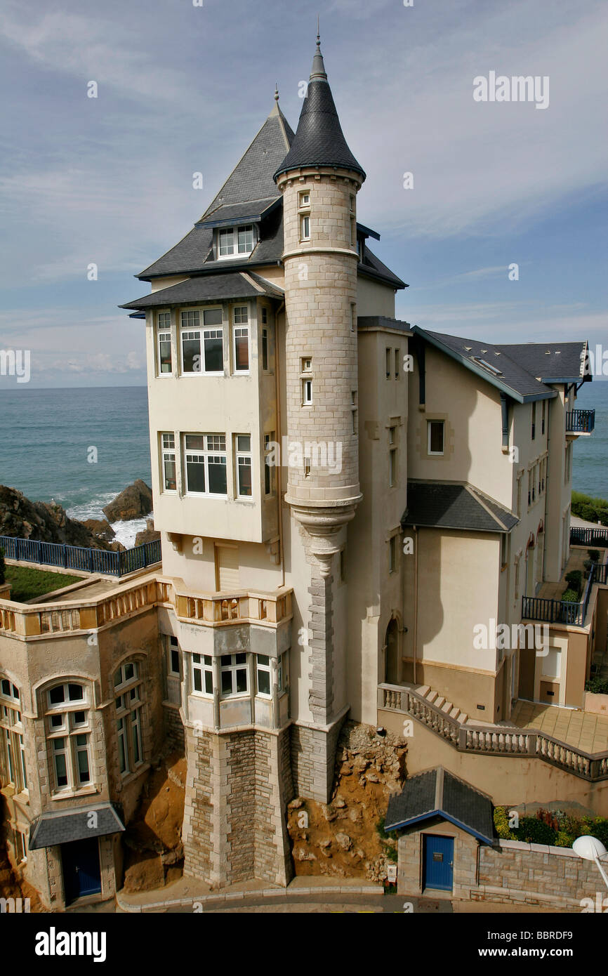 VILLA BELZA, BASQUE COUNTRY, BASQUE COAST, BIARRITZ, PYRENEES ...