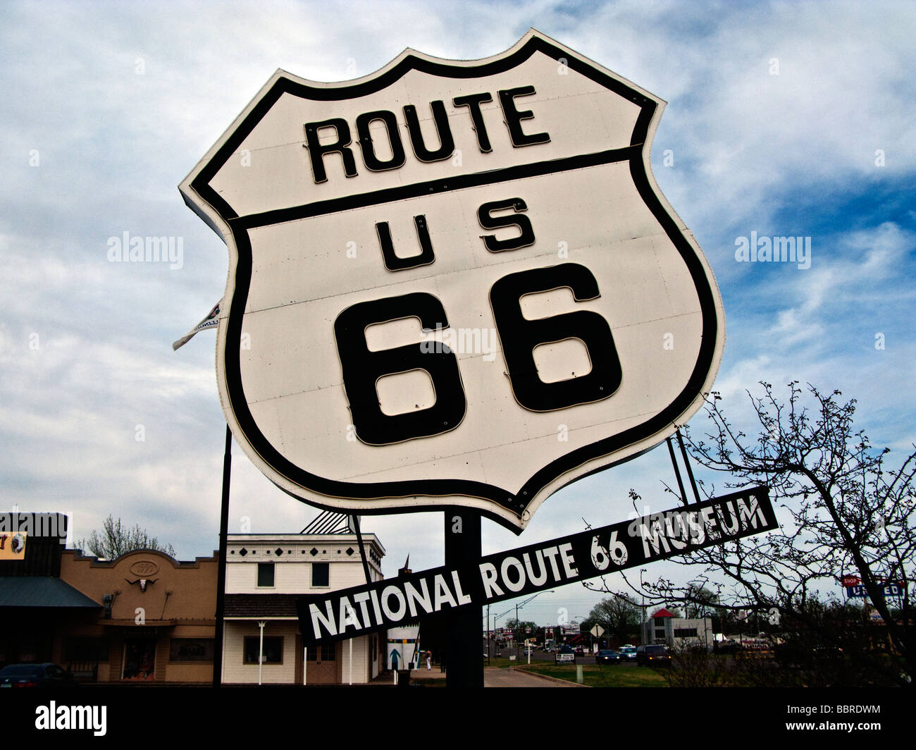 Route 66 Museum Stock Photo - Alamy