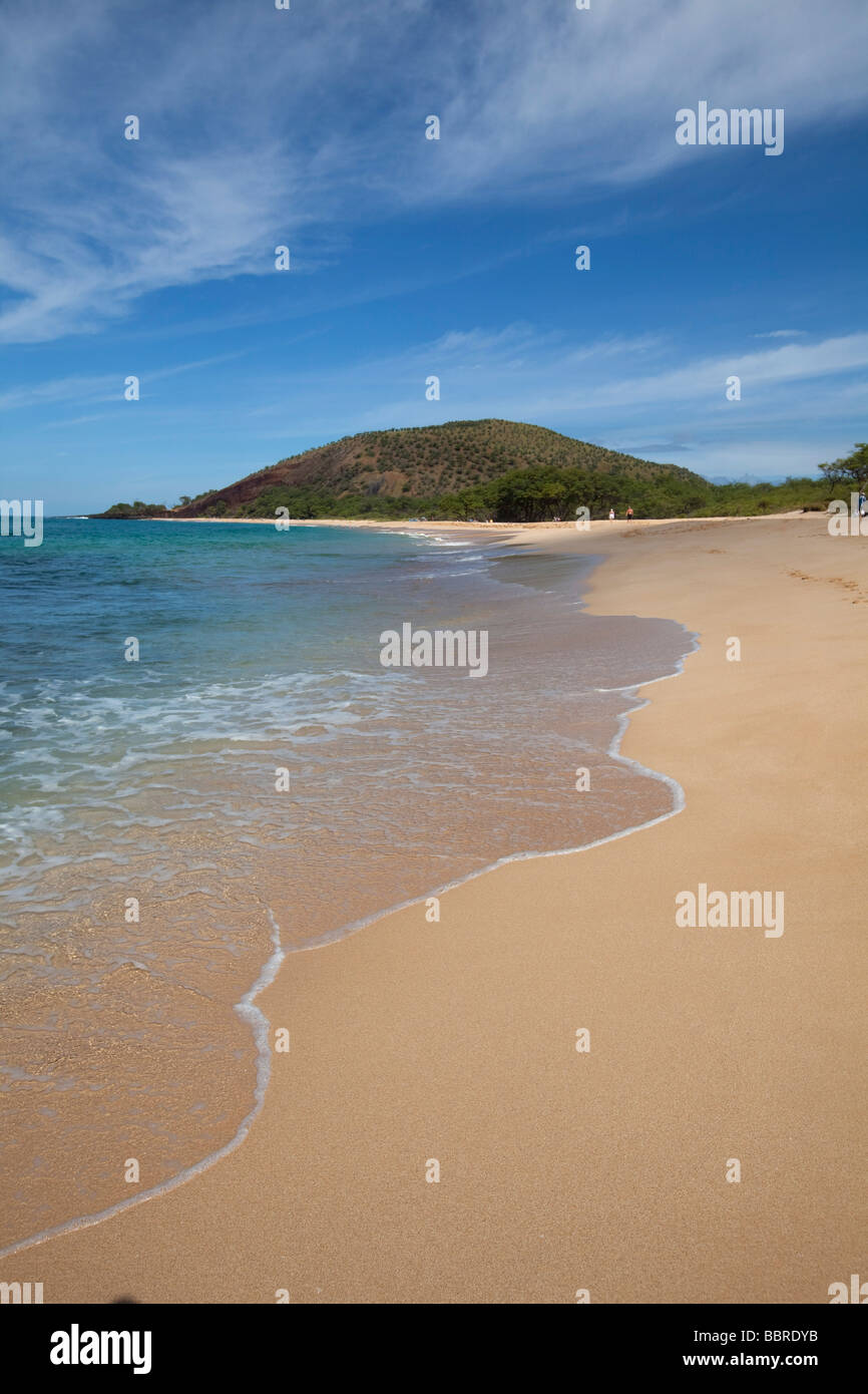 Makena Beach Oneloa Big Beach Maui Hawaii Stock Photo - Alamy