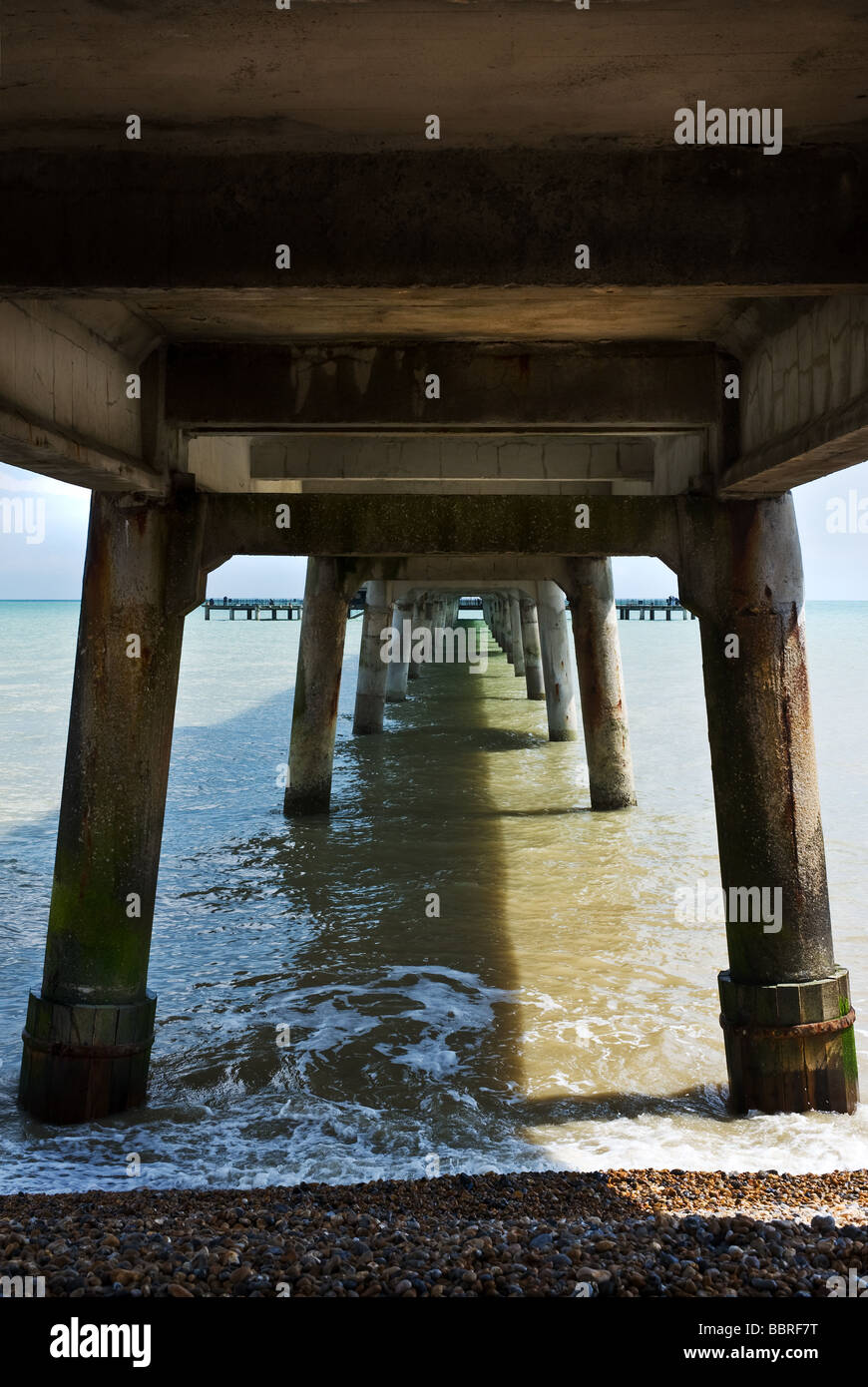 Pier legs in the sea hi-res stock photography and images - Alamy