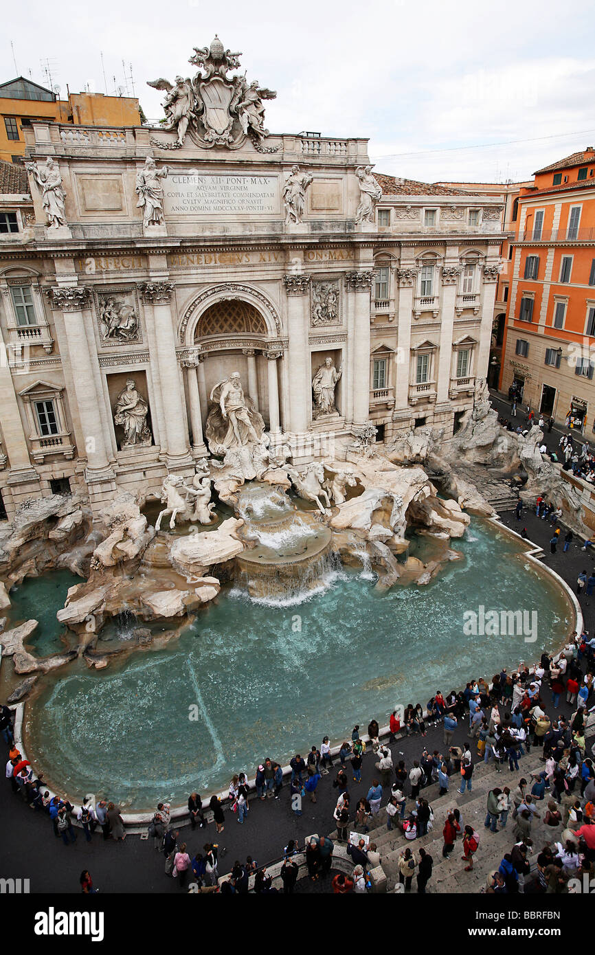 Rome aerial trevi hi-res stock photography and images - Alamy
