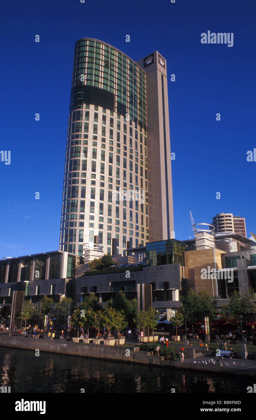 crown casino yarra river southgate melbourne victoria australia Stock ...