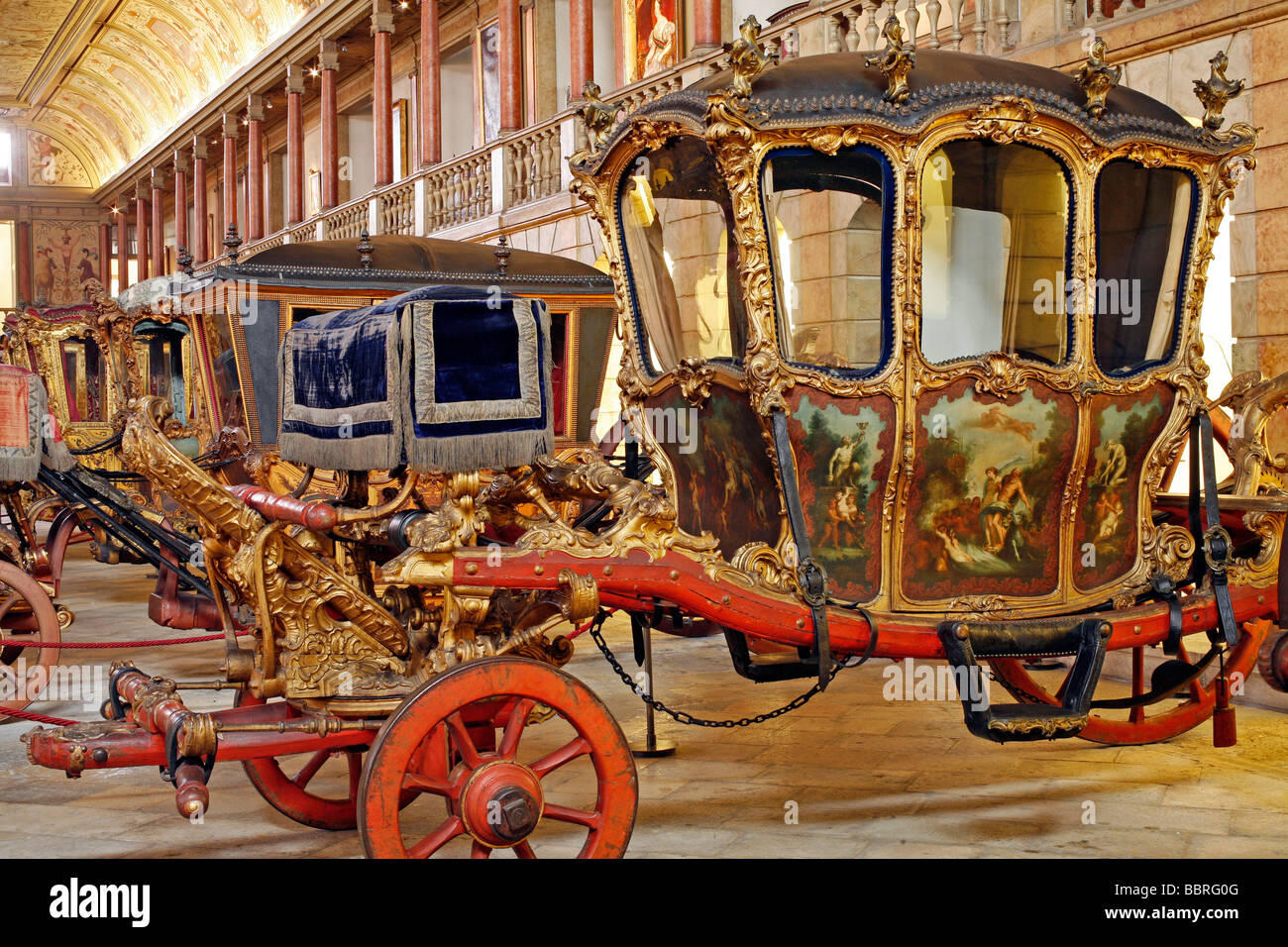 NATIONAL MUSEUM OF COACHES, MUSEU NACIONAL DOS COCHES, PORTUGAL, EUROPE ...