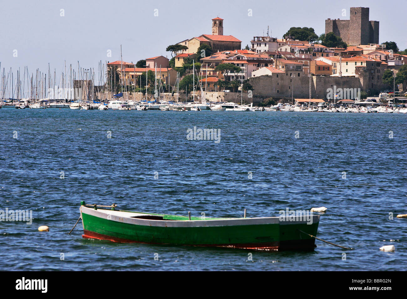 COASTAL TOWN OF TALAMONE, GROSSETO REGION, MAREMMA, TUSCANY, ITALY ...