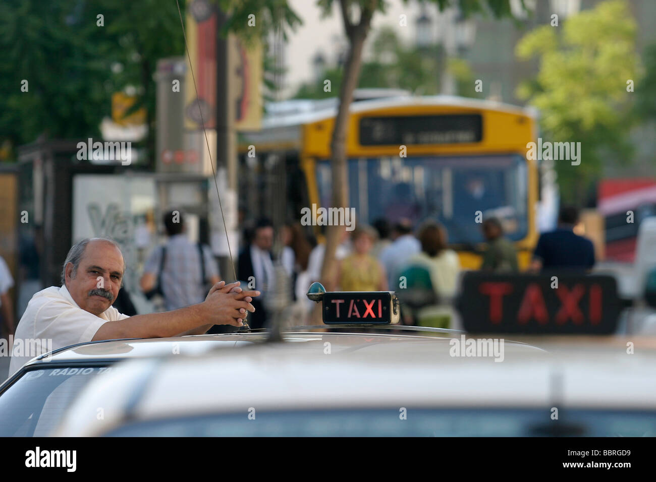 TAXI DRIVER, LISBON, PORTUGAL Stock Photo - Alamy