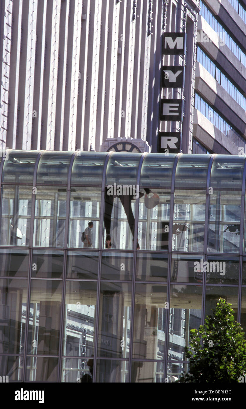 myer department store overpass little bourke street melbourne victoria ...