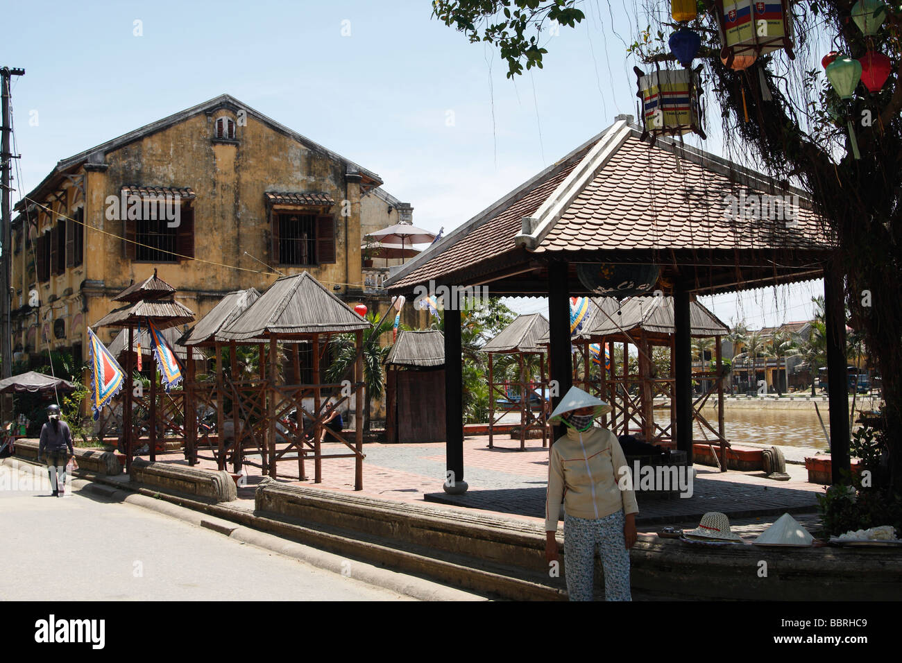 "Hoi An" [Old Town], riverside street scene, [UNESCO World Heritage ...