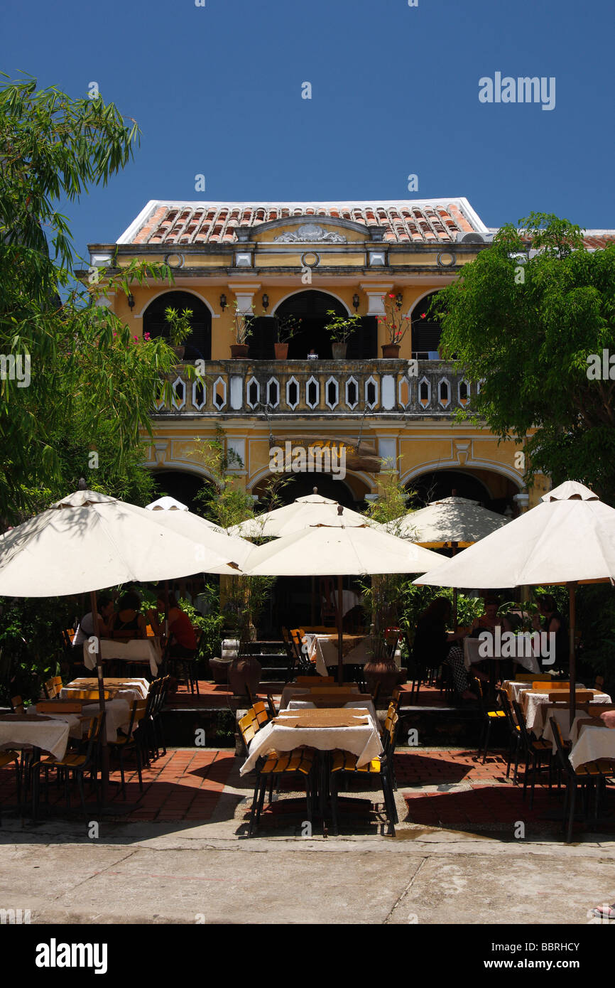 Restaurant cafe vietnam colonial building hi-res stock photography and ...