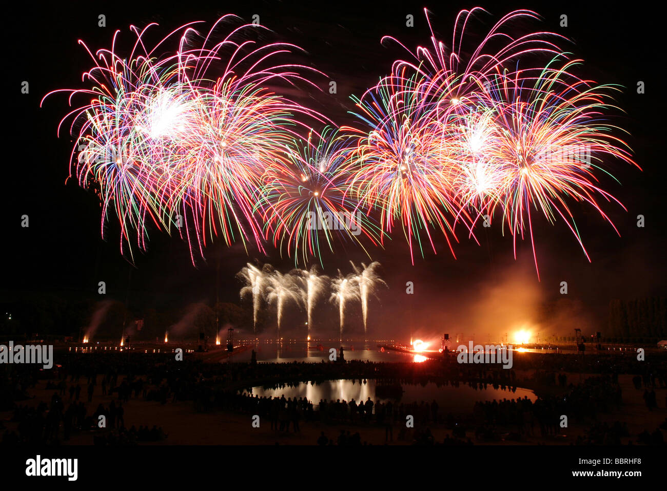 Pyrotechnical show hi-res stock photography and images - Alamy