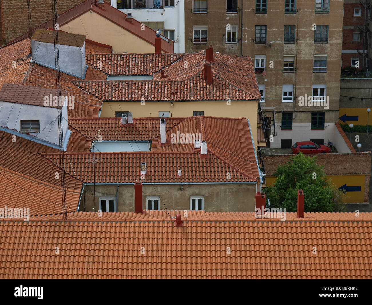Rooftops, Valladolid, Spain Stock Photo - Alamy