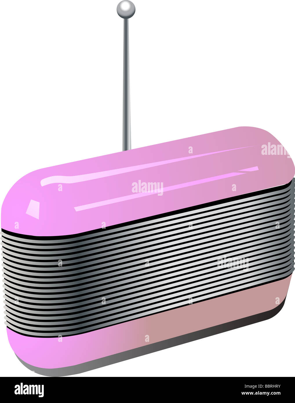 Retro radio pink hi-res stock photography and images - Alamy