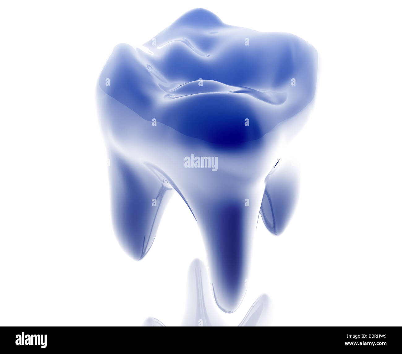 Molar tooth illustration glossy metal style isolated Stock Photo - Alamy