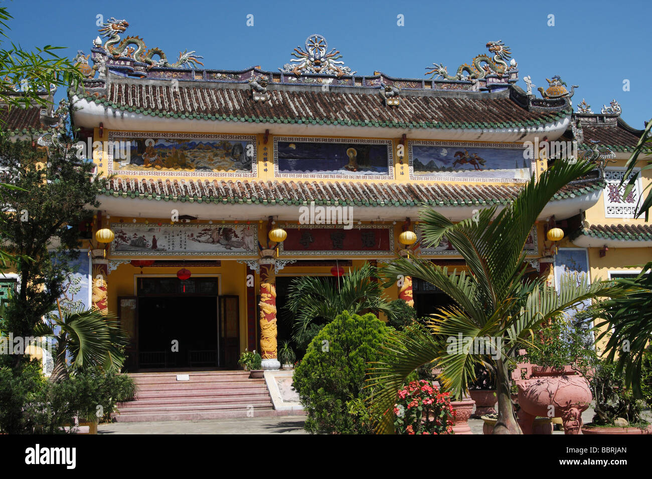 "Phac Hat" Pagoda, Buddhist temple building, "Hoi An", Vietnam Stock ...