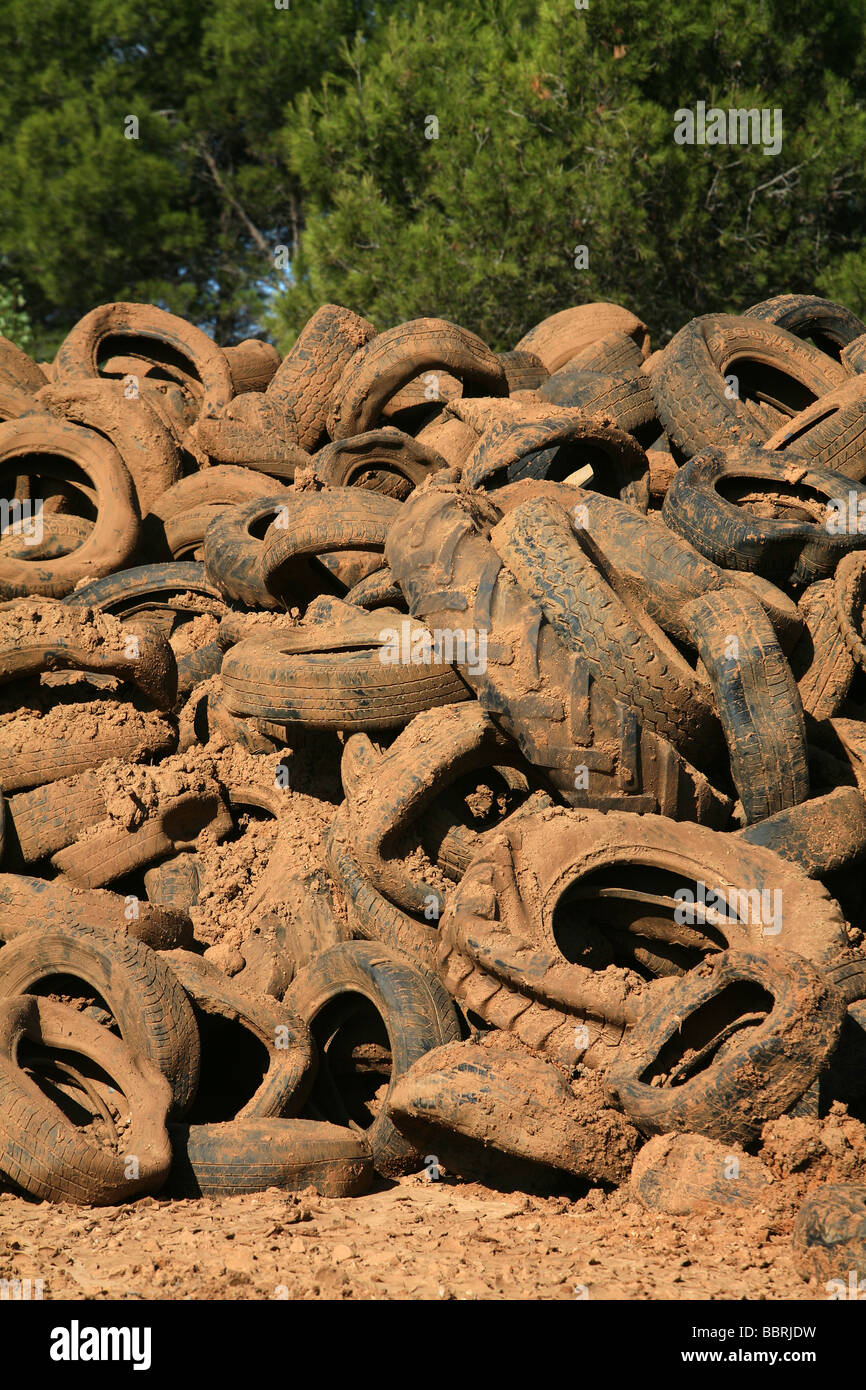 Dumping tires hi-res stock photography and images - Alamy