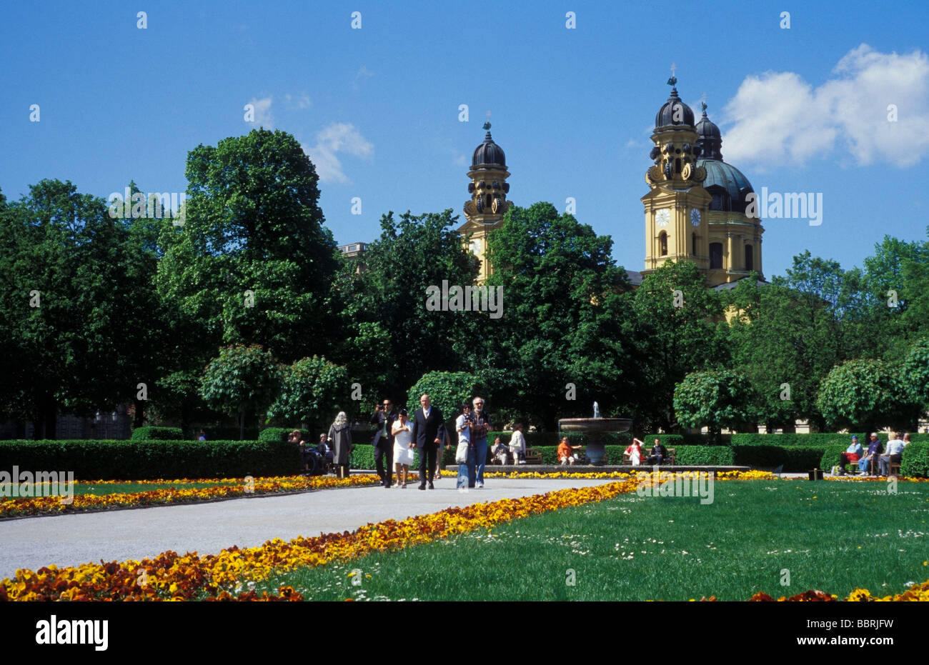 Spring hofgarten munich hi-res stock photography and images - Alamy