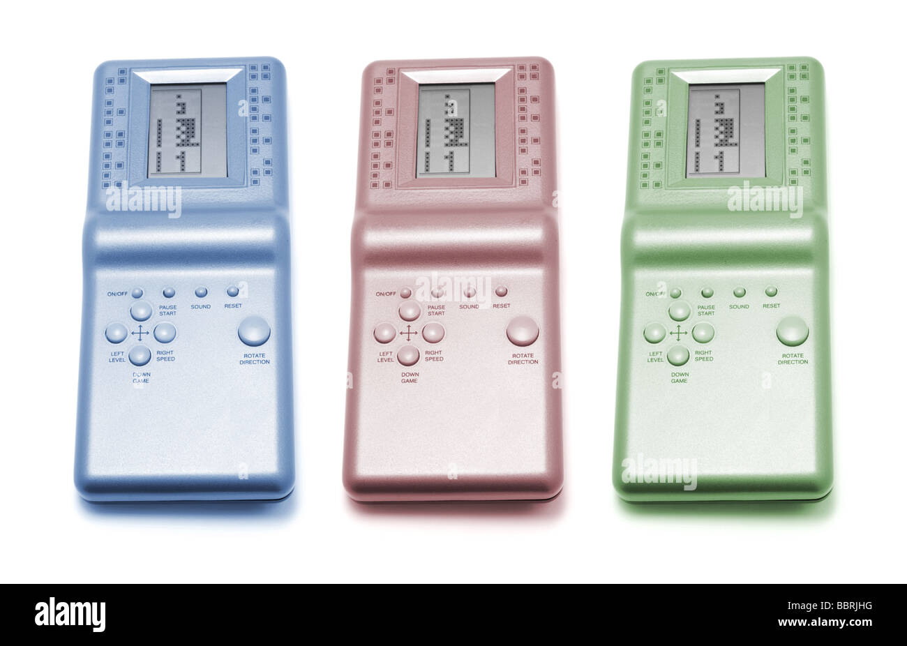 Pocket Electronic Game Stock Photo - Alamy