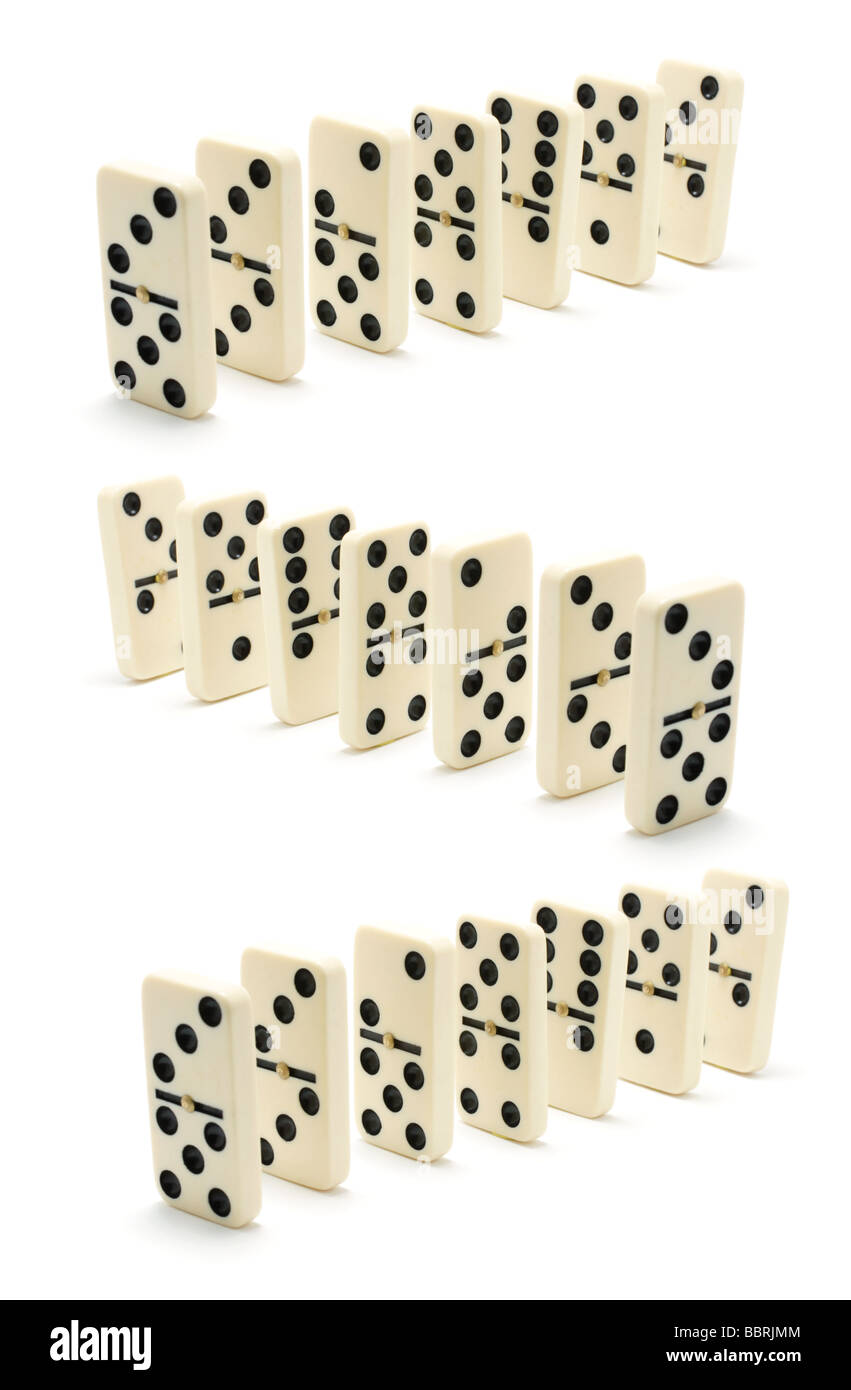 Domino effect cutout hi-res stock photography and images - Alamy