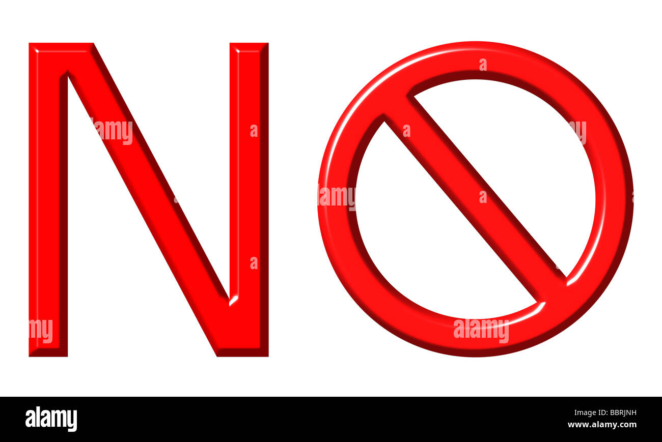 No not hi-res stock photography and images - Alamy