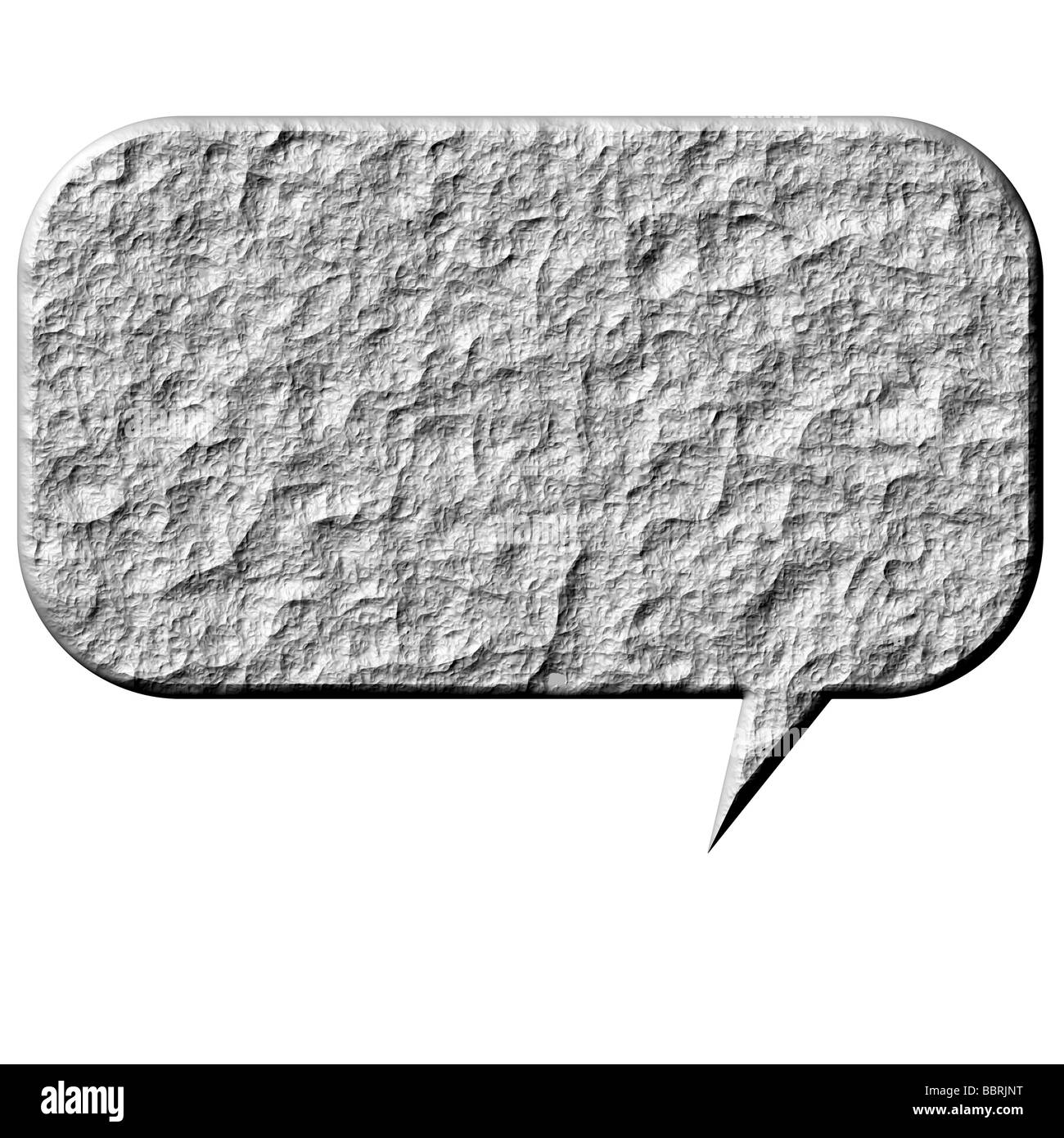 Chat box 3d speech Black and White Stock Photos & Images - Alamy