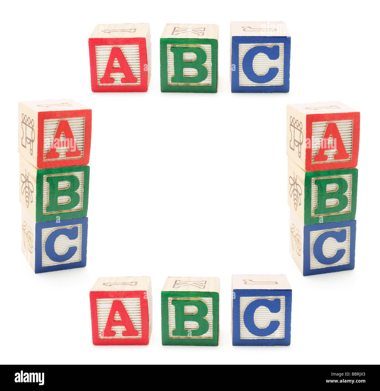 Alphabets blocks Cut Out Stock Images & Pictures - Alamy
