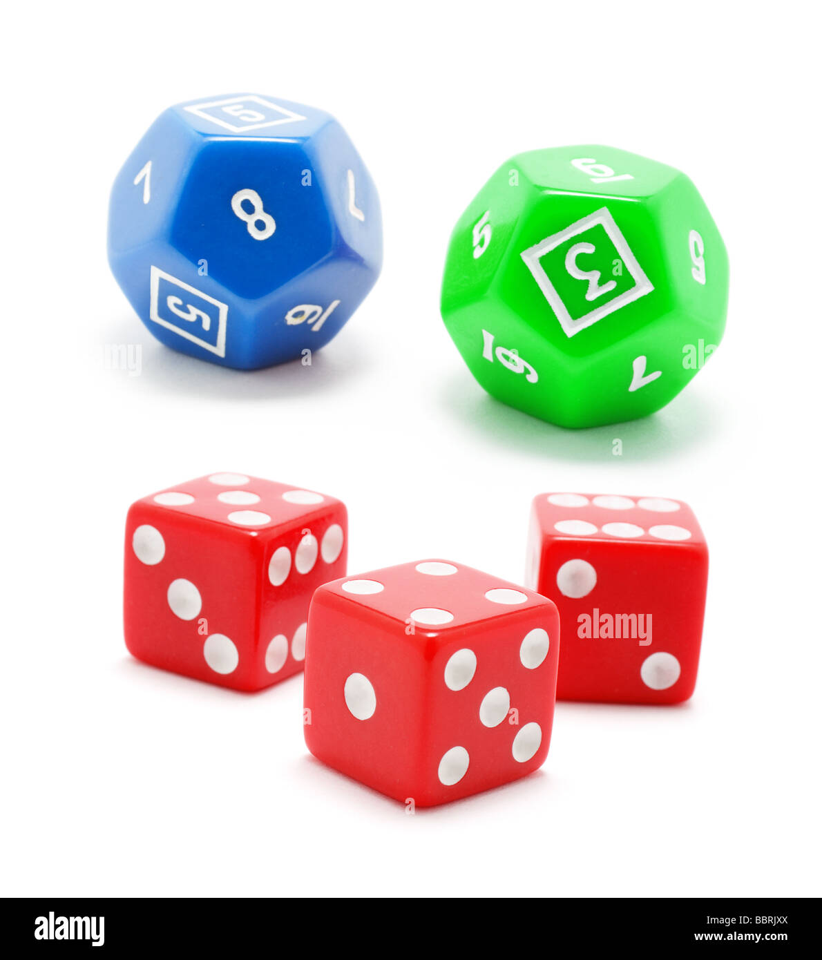 Colourful dice hi-res stock photography and images - Alamy