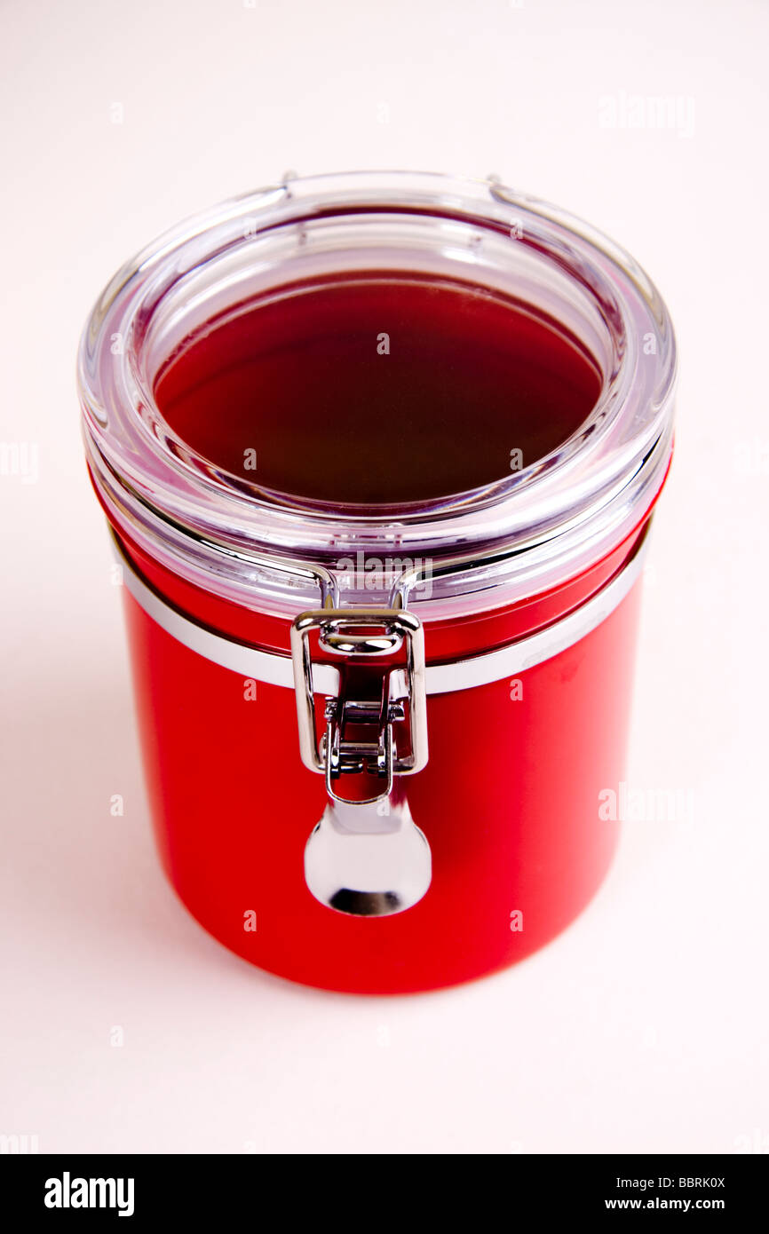 Kitchen storage jar Stock Photo - Alamy