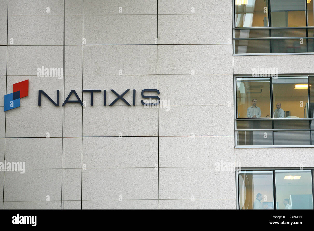 ILLUSTRATION FACADE OF THE OFFICES OF NATIXIS BANK, PARIS, FRANCE Stock ...