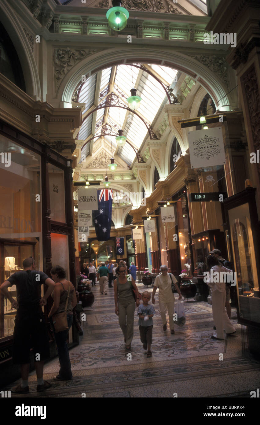 corner collins street elizabeth Stock Photo - Alamy