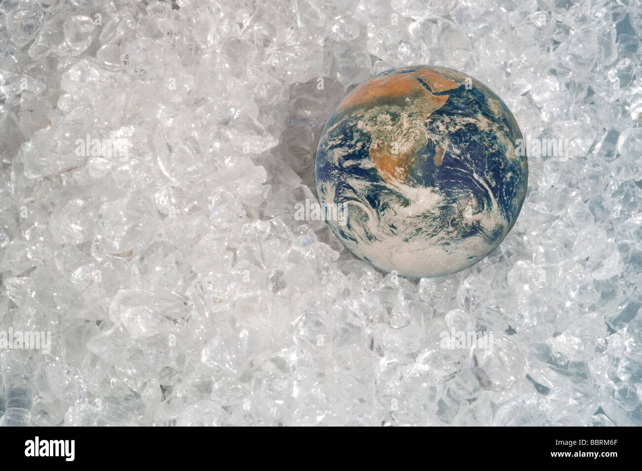 Earth on ice includes image courtesy of the Image Science Analysis ...