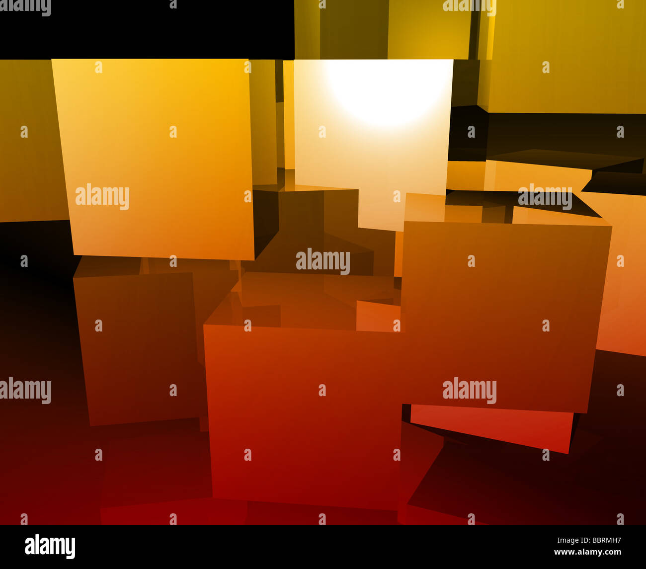 Abstract background illustration of cube geometric shapes Stock Photo ...